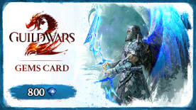Guild Wars 2 Gems Card – 800 Gems | Digital code | PC - Steam | Game Keys